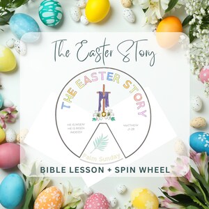 The Easter Story | Spinning Wheel | Coloring Wheel | Arts & Crafts ...