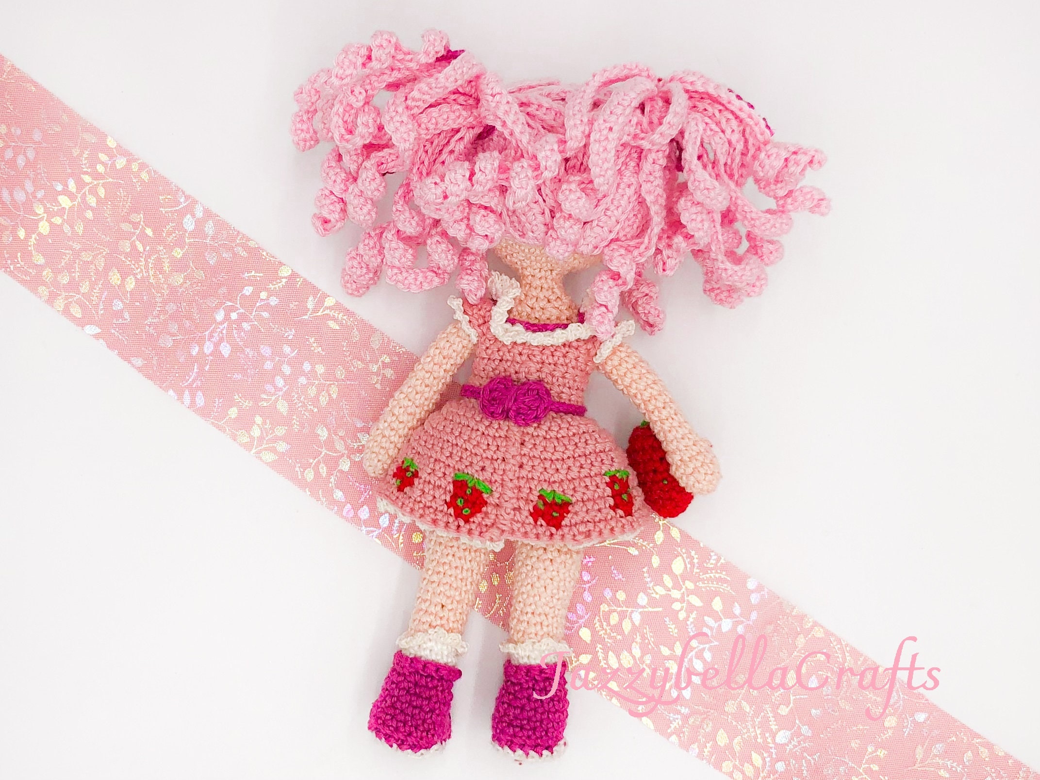 Stella Strawberry Doll Crochet Pattern - Amigurumi - PDF English ...