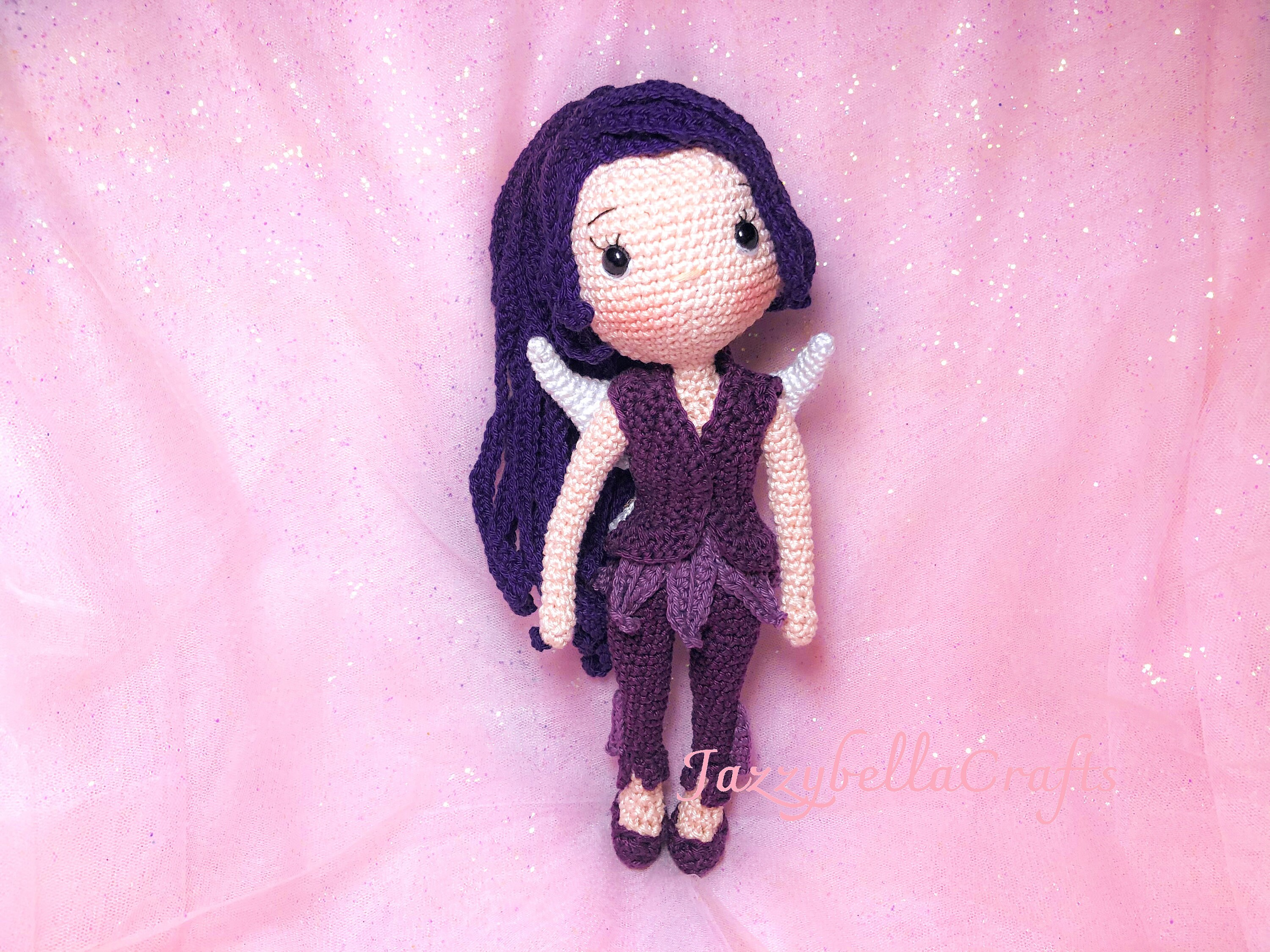 Vidia Doll Crochet Pattern - Fairy - Amigurumi - PDF English & Dutch - Etsy