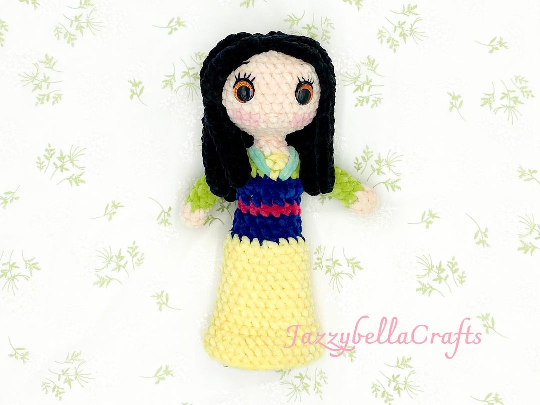 Mulan Plushie Crochet Pattern - Amigurumi - PDF English & Dutch - Etsy