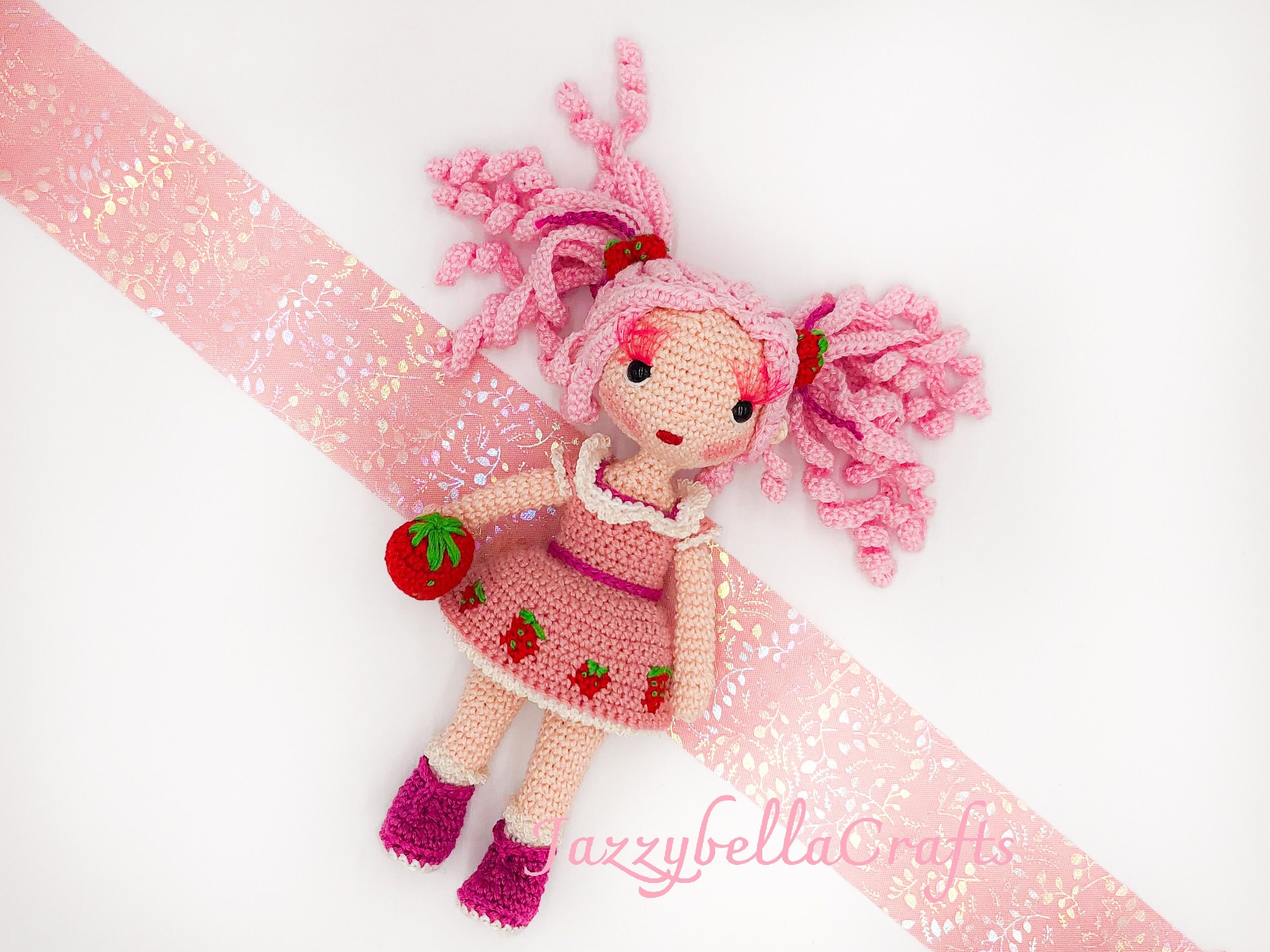 Stella Strawberry Doll Crochet Pattern - Amigurumi - PDF English ...