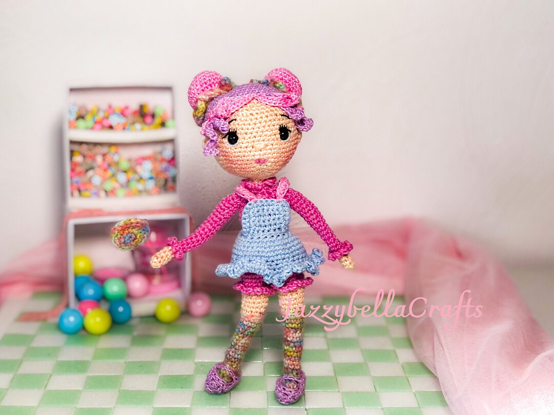 Leila Candy Doll Crochet Pattern - Amigurumi - PDF English & Dutch - Etsy
