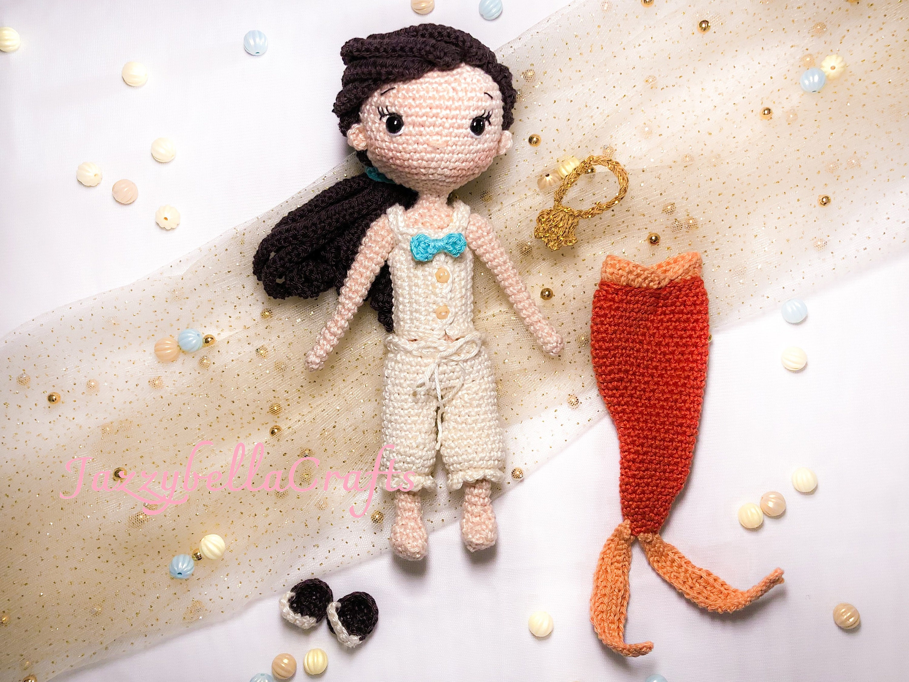 8x the Little Mermaid Crochet Pattern Amigurumi Pattern Pack PDF ...