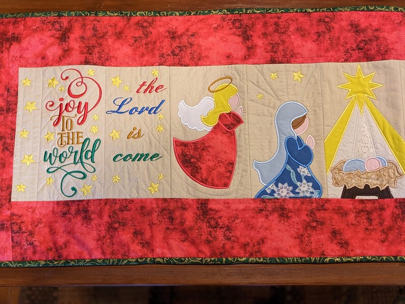 Nativity Table With Extra Panels - Colors Are Your Custom Choice - Etsy