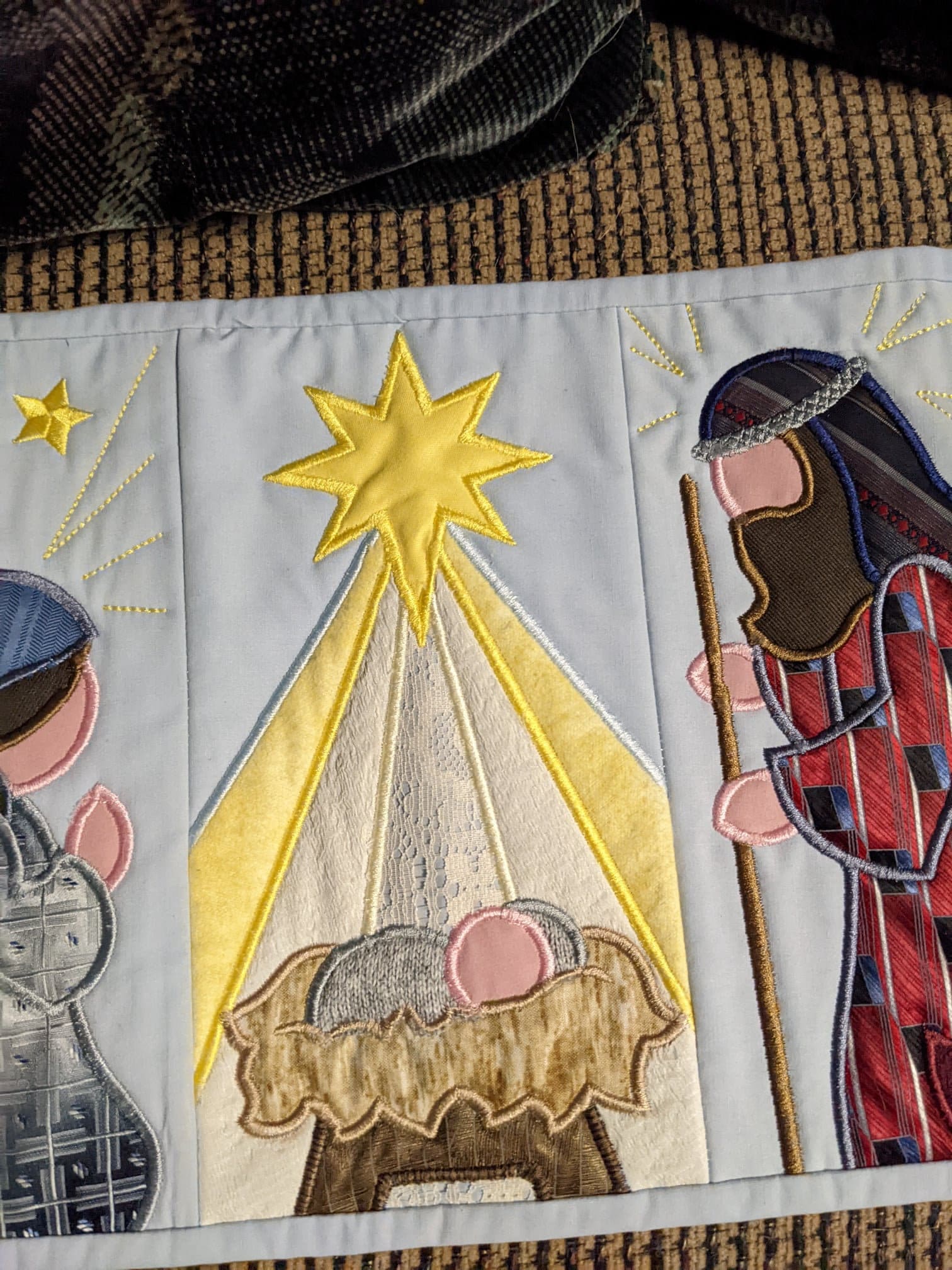 Nativity Table Runner/can Be a Memory Item - Etsy