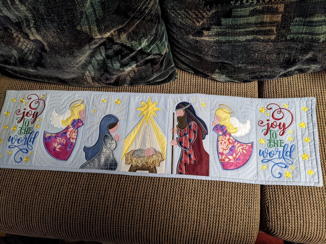 Nativity Table Runner/can Be a Memory Item - Etsy