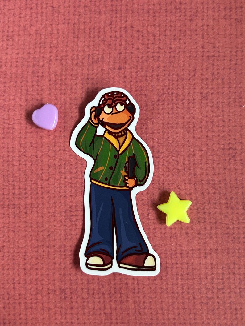 Muppets Richard Hunt Main Characters Stickers - Etsy