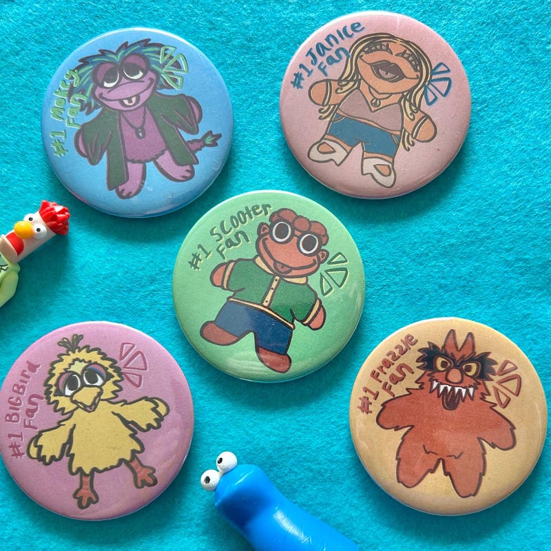 Sesame Street Pins - Etsy