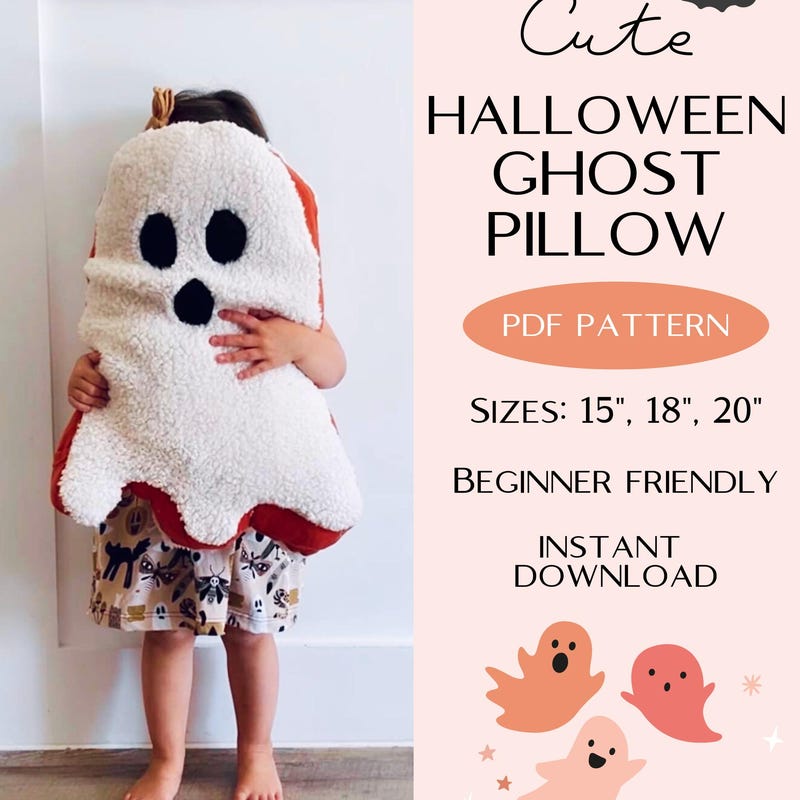 Ghost Pillow - Etsy