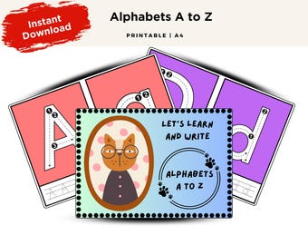 ABC Flash Cards, Educational Cards, Alphabet Flashcards, Learn Abcs ...