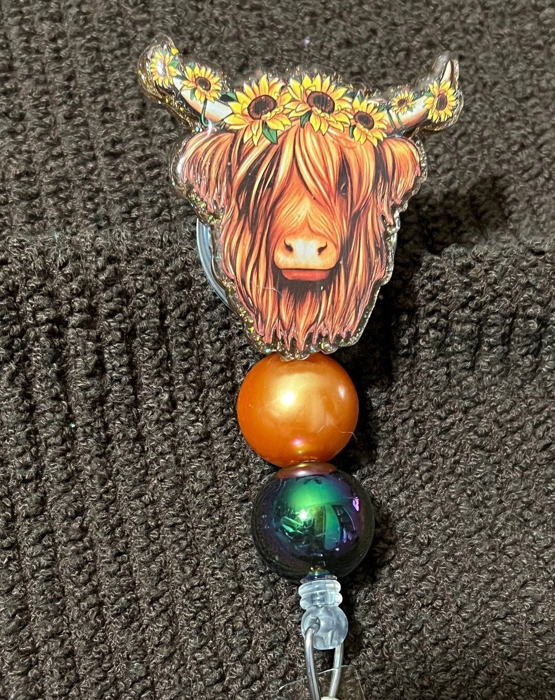 Highland Cow Badge Reel - Etsy