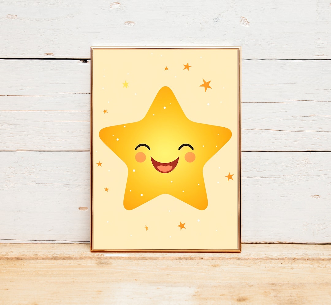 Printable Child Star Art Print - Etsy