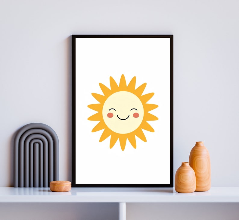 Children's Sun Printable Sheet - Etsy