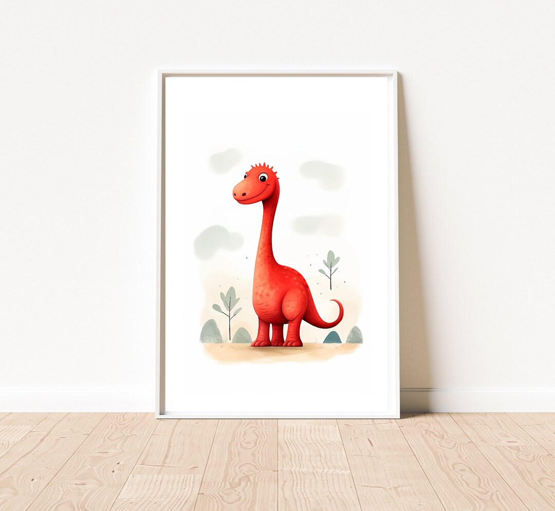 Children's Printable Poster of Diplodocus Dinosaur - Etsy UK