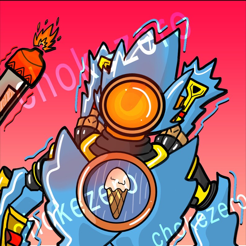 Apex Legends Thermite Pathfinder Digital Sticker Stream - Etsy
