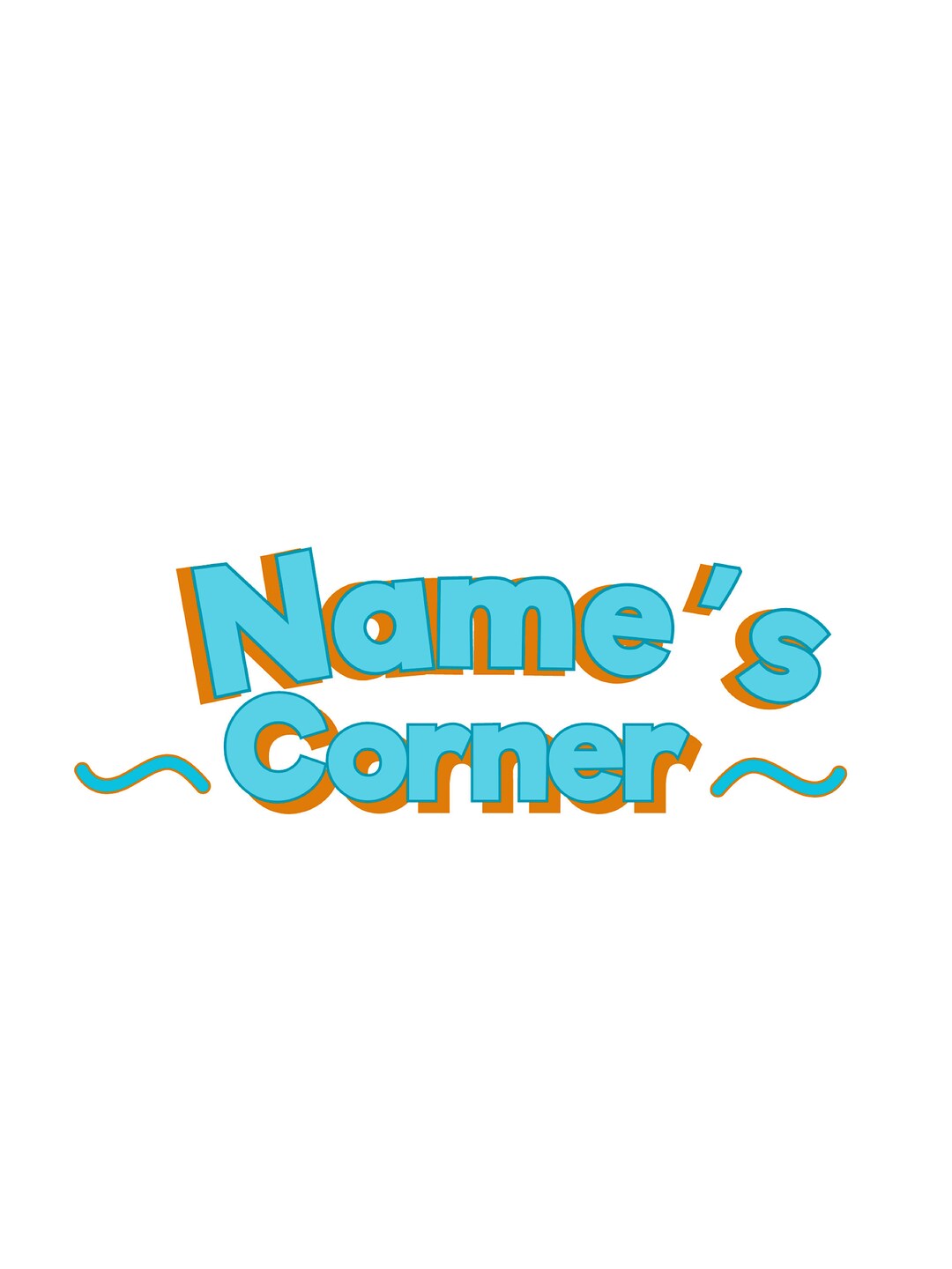 Personalize Name's Corner,gracies Corner Font, PNG, Personlize, Gracie ...