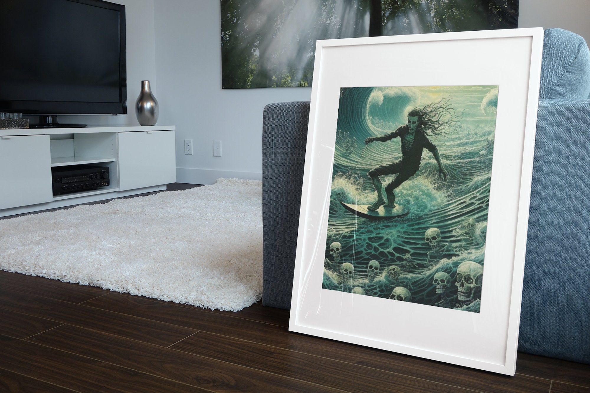 Gothic Artwork Digital Art Skeleton Despair Art - Etsy