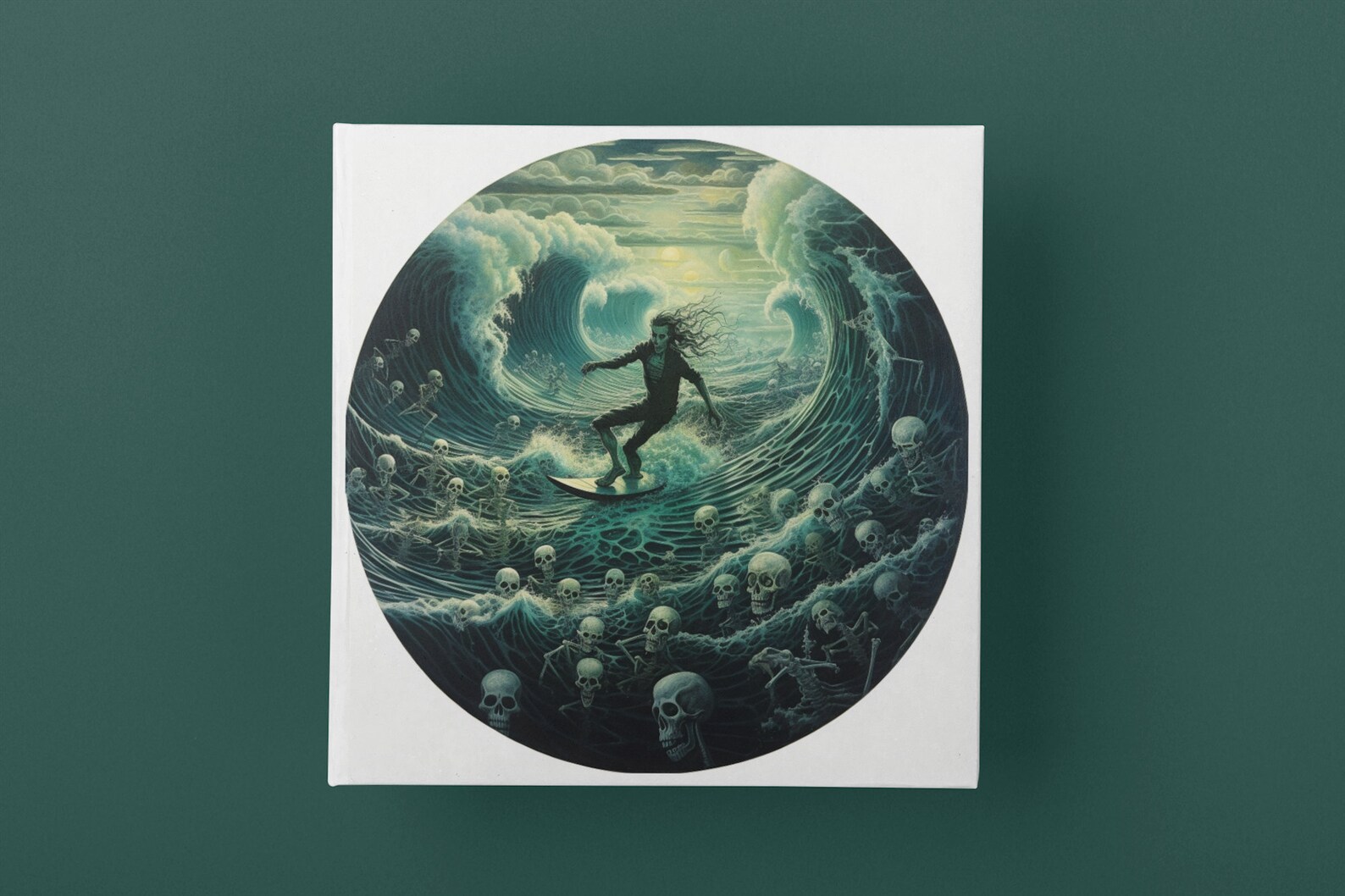 Gothic Artwork Digital Art Skeleton Despair Art - Etsy