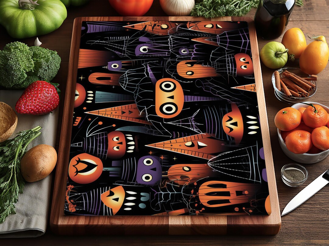 Halloween Hostess Gift, Unique Spooky Charcuterie Board for Fall Party ...