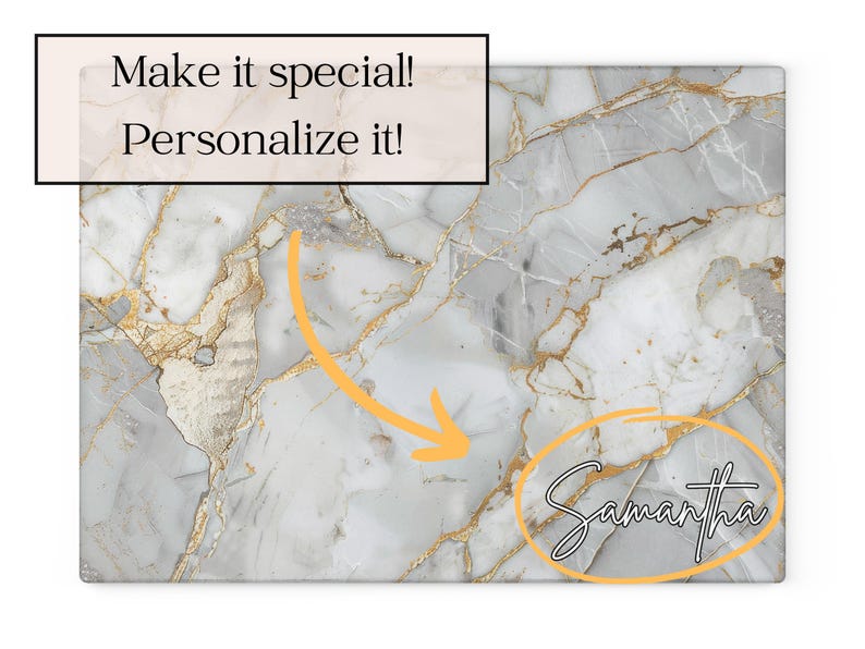 Modern Tempered Glass Counter Protector, Chopping Board, Elegant Marble ...