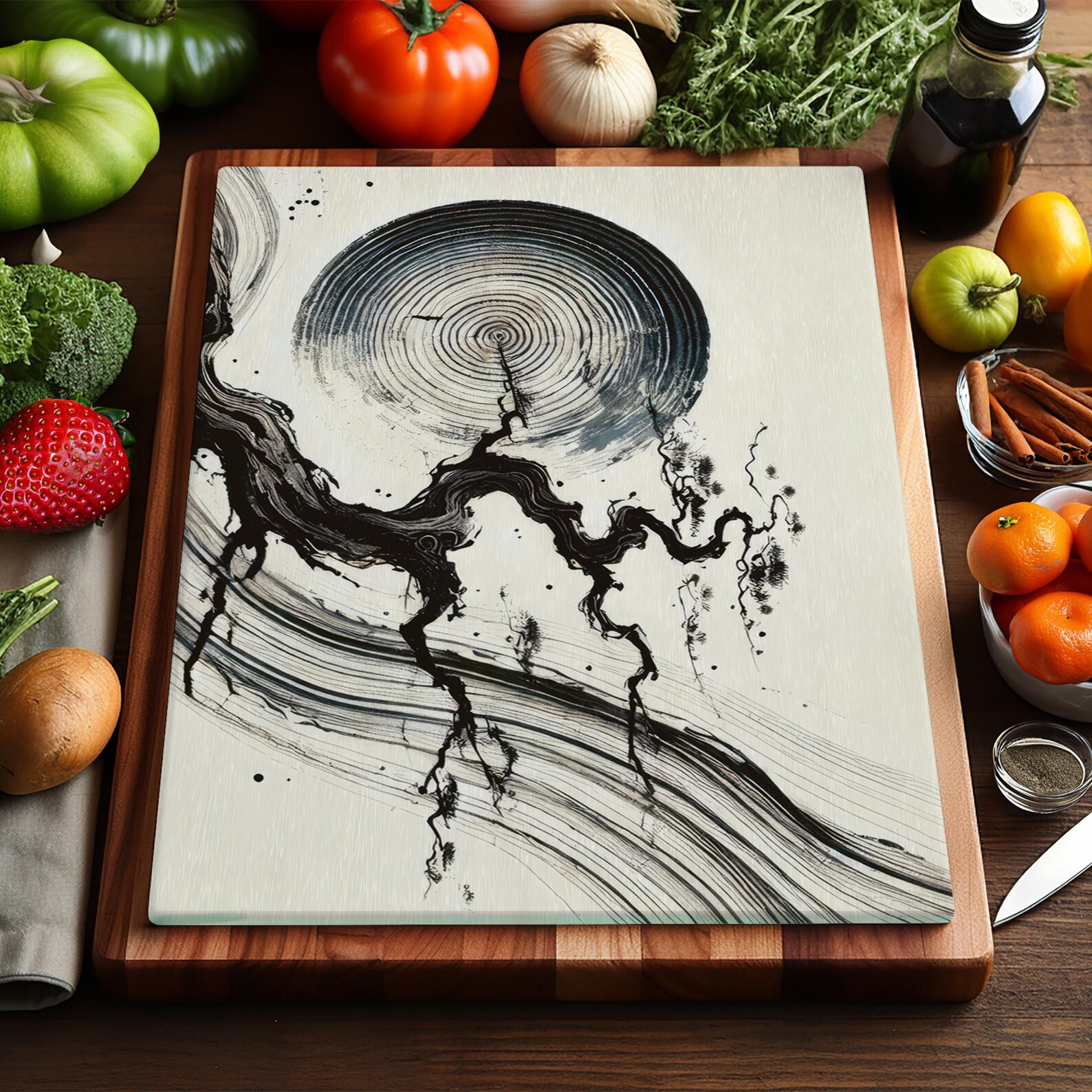 Japanese Style Chopping Board, Japan Glass Cutting Board, Glass Dicing ...