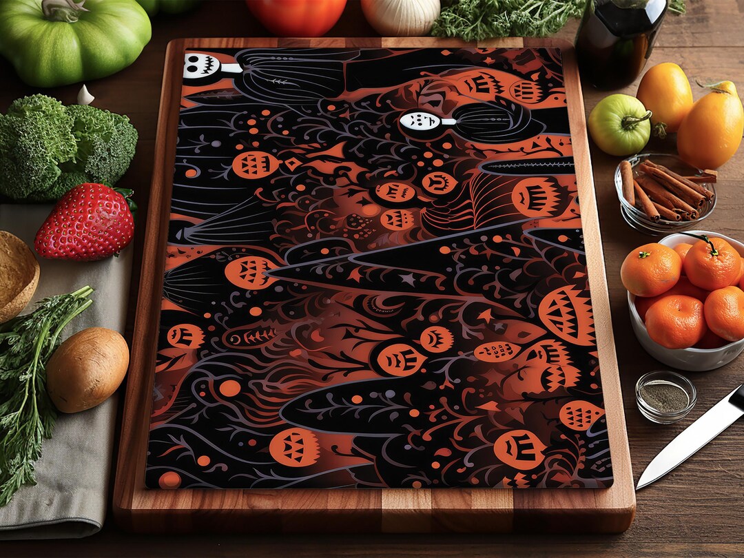 Halloween Hostess Gift, Spooky Housewarming Gift for Her, Unique Glass ...