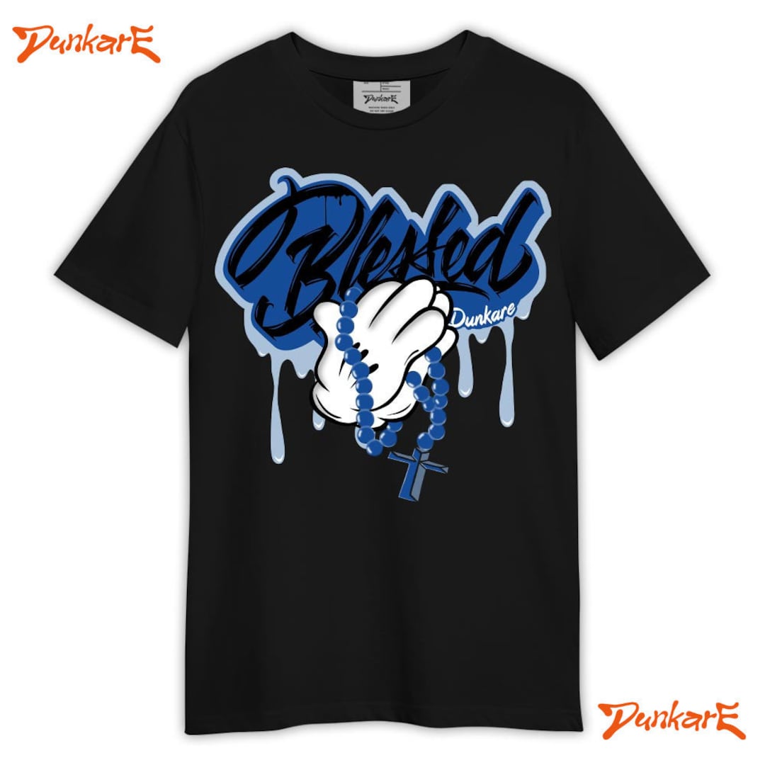 Dunkare Low Space Royal 11s Shirt, God Blessed Drip Shirt Outfit - Etsy