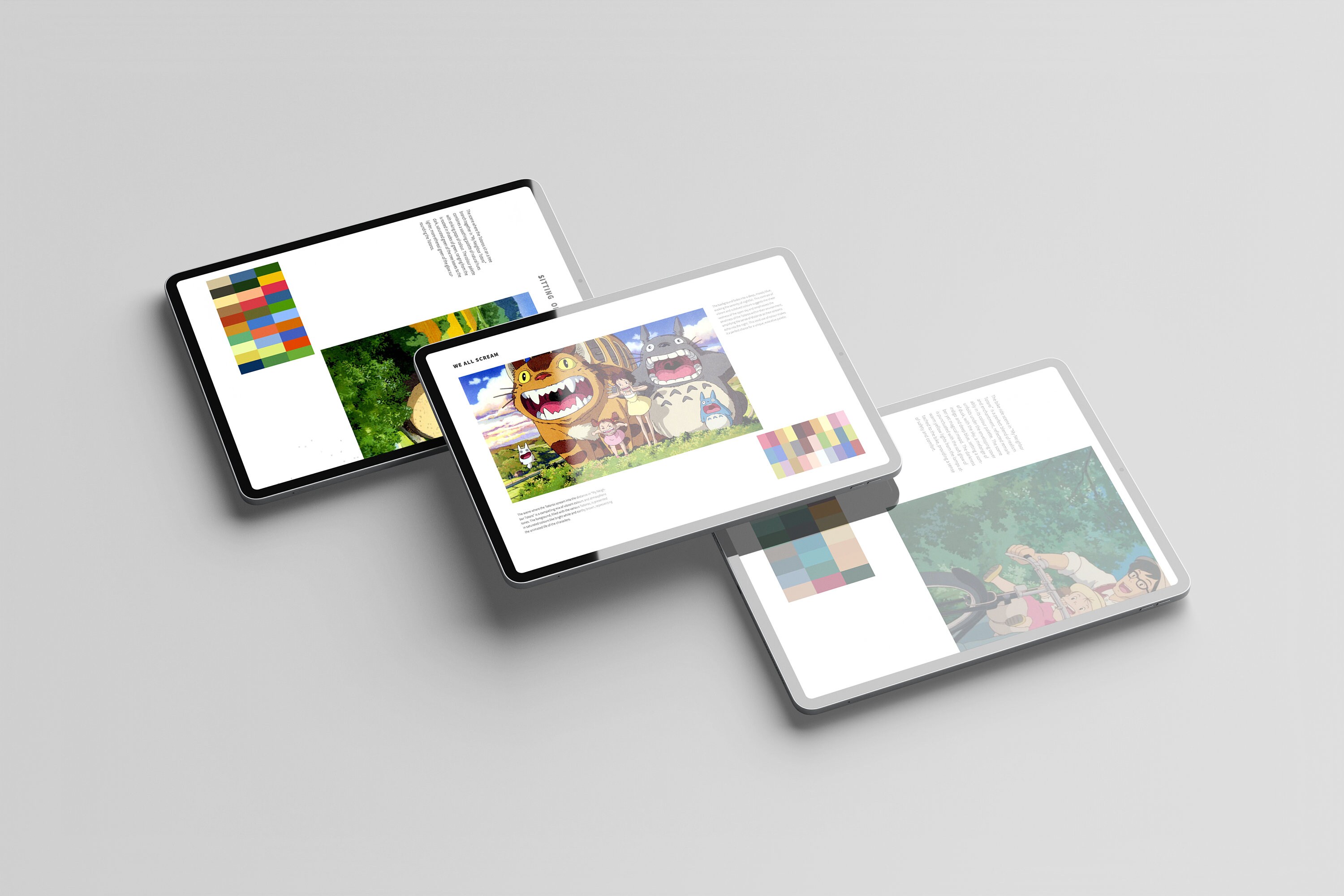 My Neighbour Totoro - 9 Studio Ghibli Inspired Procreate Color Palettes ...