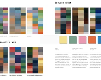 Renaissance Pack No. 1 / 9 Procreate Palettes - 270 Colors / Da Vinci ...