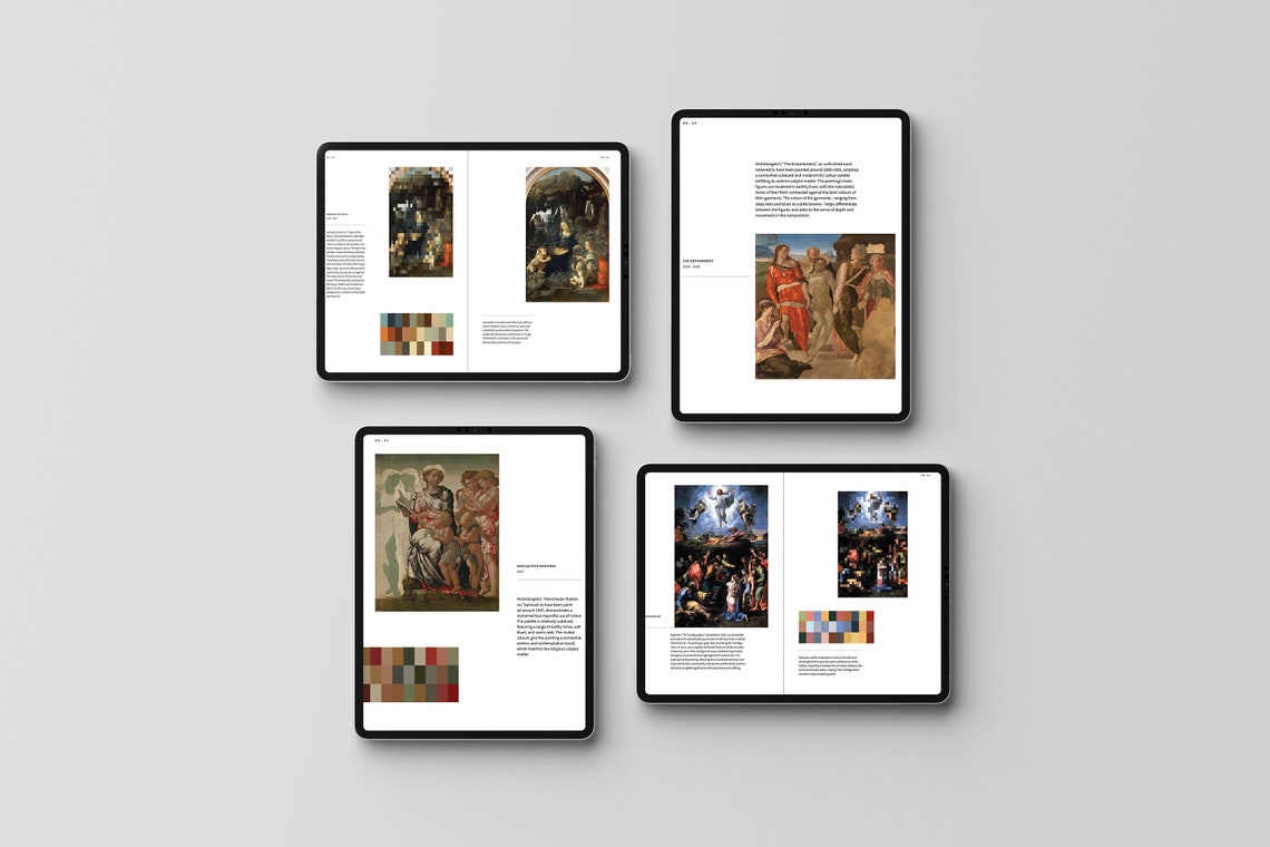 Renaissance Pack No. 1 / 9 Procreate Palettes 270 Colors / Da Vinci ...