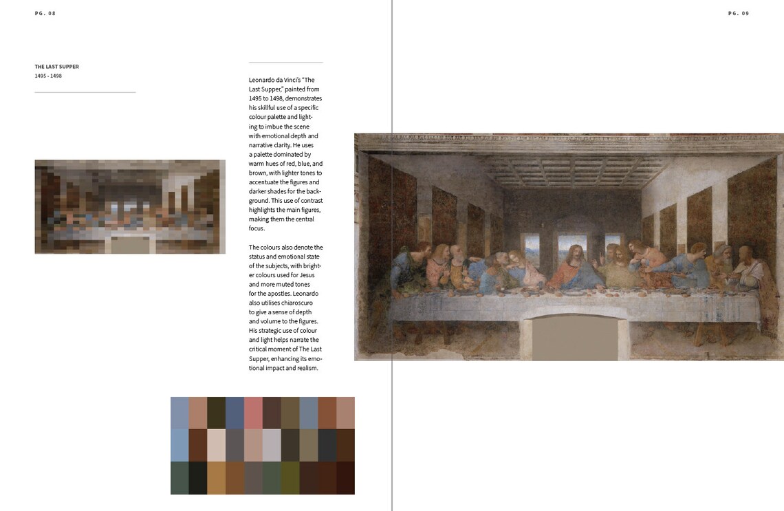 Renaissance Pack No. 1 / 9 Procreate Palettes - 270 Colors / Da Vinci ...