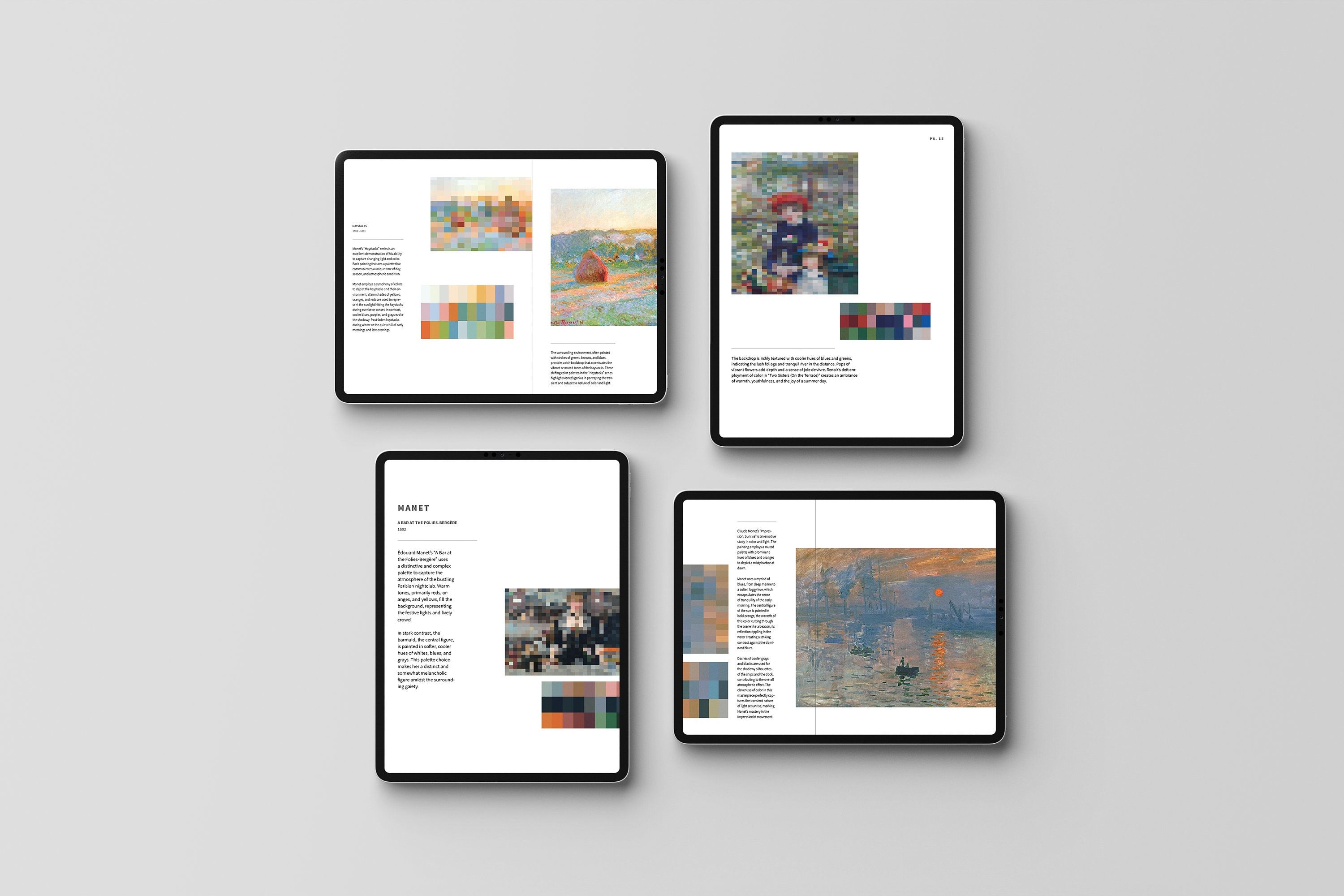 Impressionism Pack No. 1 / 9 Procreate Palettes 270 Colors / Monet ...
