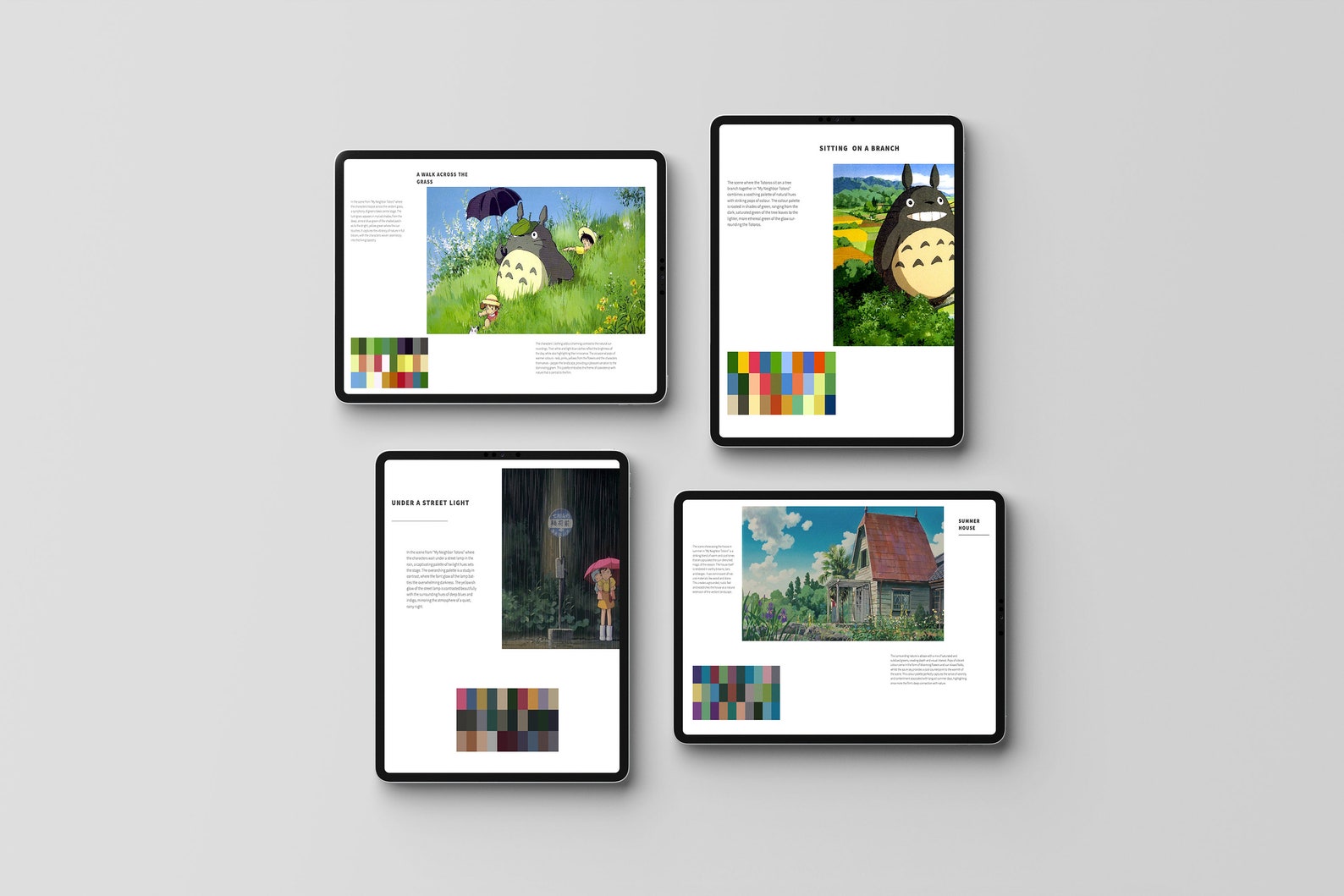 My Neighbour Totoro - 9 Studio Ghibli Inspired Procreate Color Palettes ...