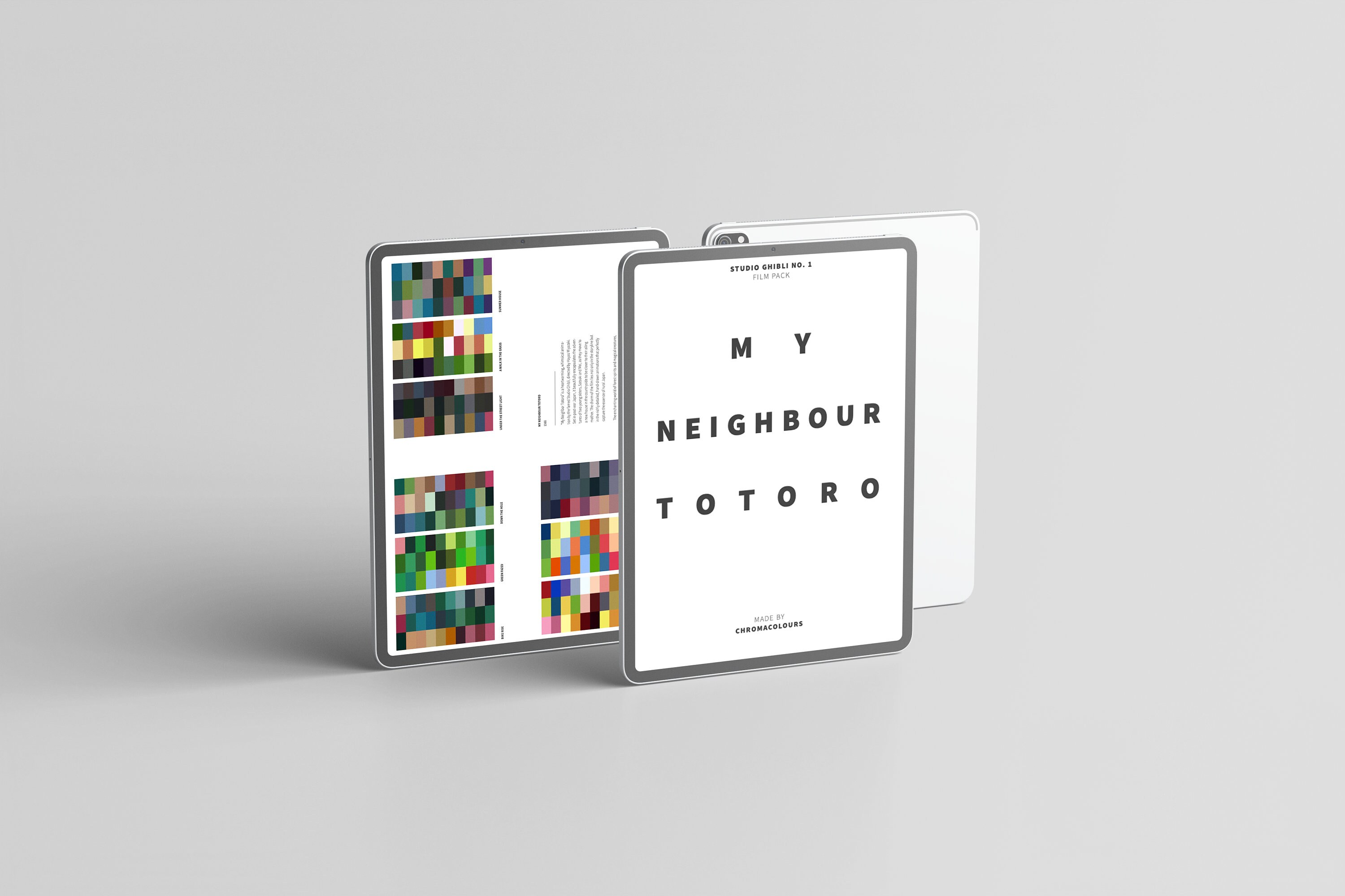 My Neighbour Totoro - 9 Studio Ghibli Inspired Procreate Color Palettes ...