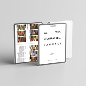 Renaissance Pack No. 1 / 9 Procreate Palettes 270 Colors / Da Vinci ...