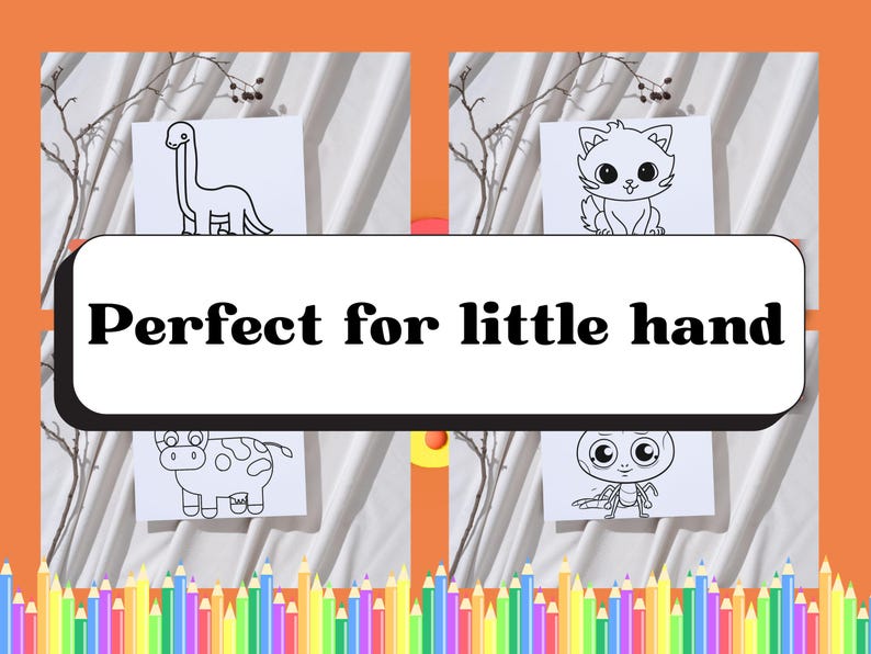 70 Simple Coloring Pages for Kids Toddlers Preschoolers Printable ...