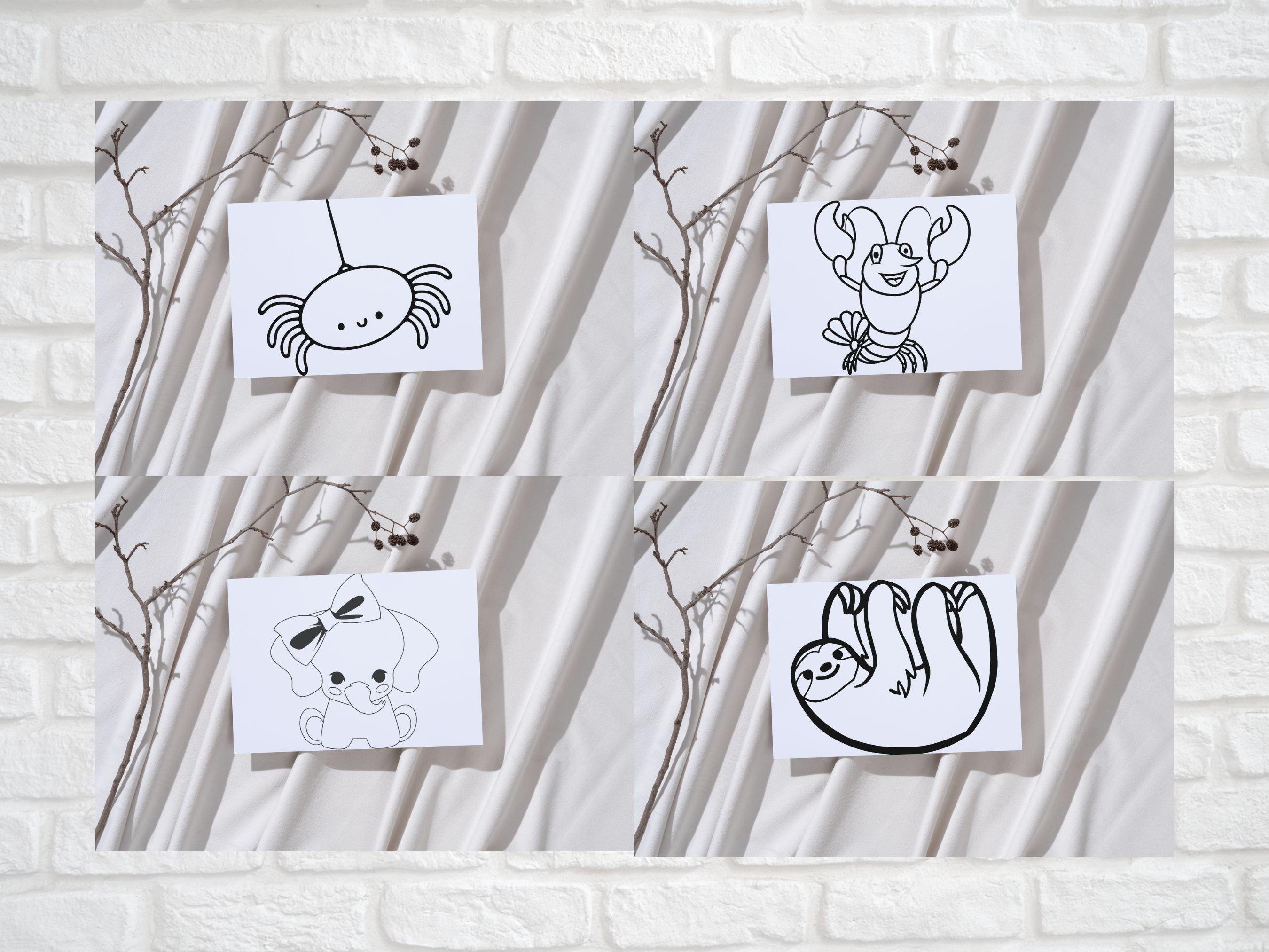 70 Simple Coloring Pages for Kids Toddlers Preschoolers | Printable ...