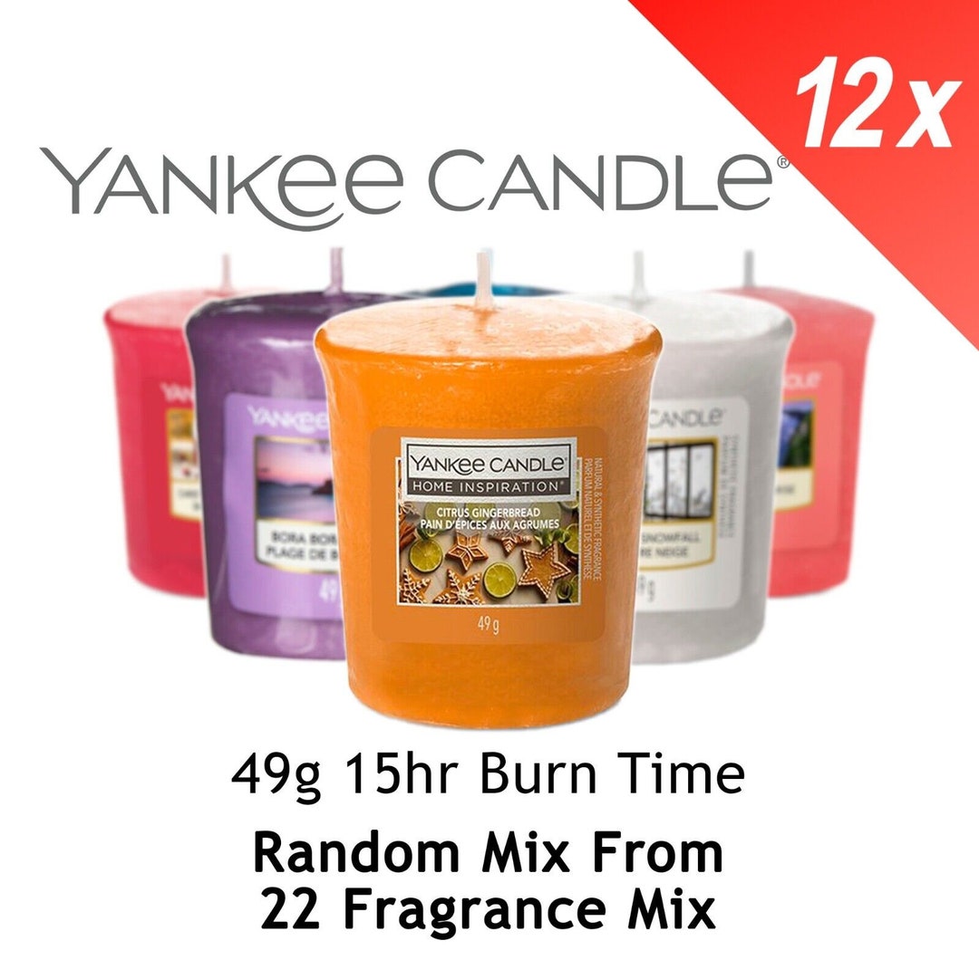 3x Candle Votive Sampler RANDOM MIX 3x49g = 147g - 15hr Burn Time Each - Etsy UK