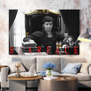 Scarface Canvas, Scarface Poster, Tony Montana, Scarface Movie Poster ...
