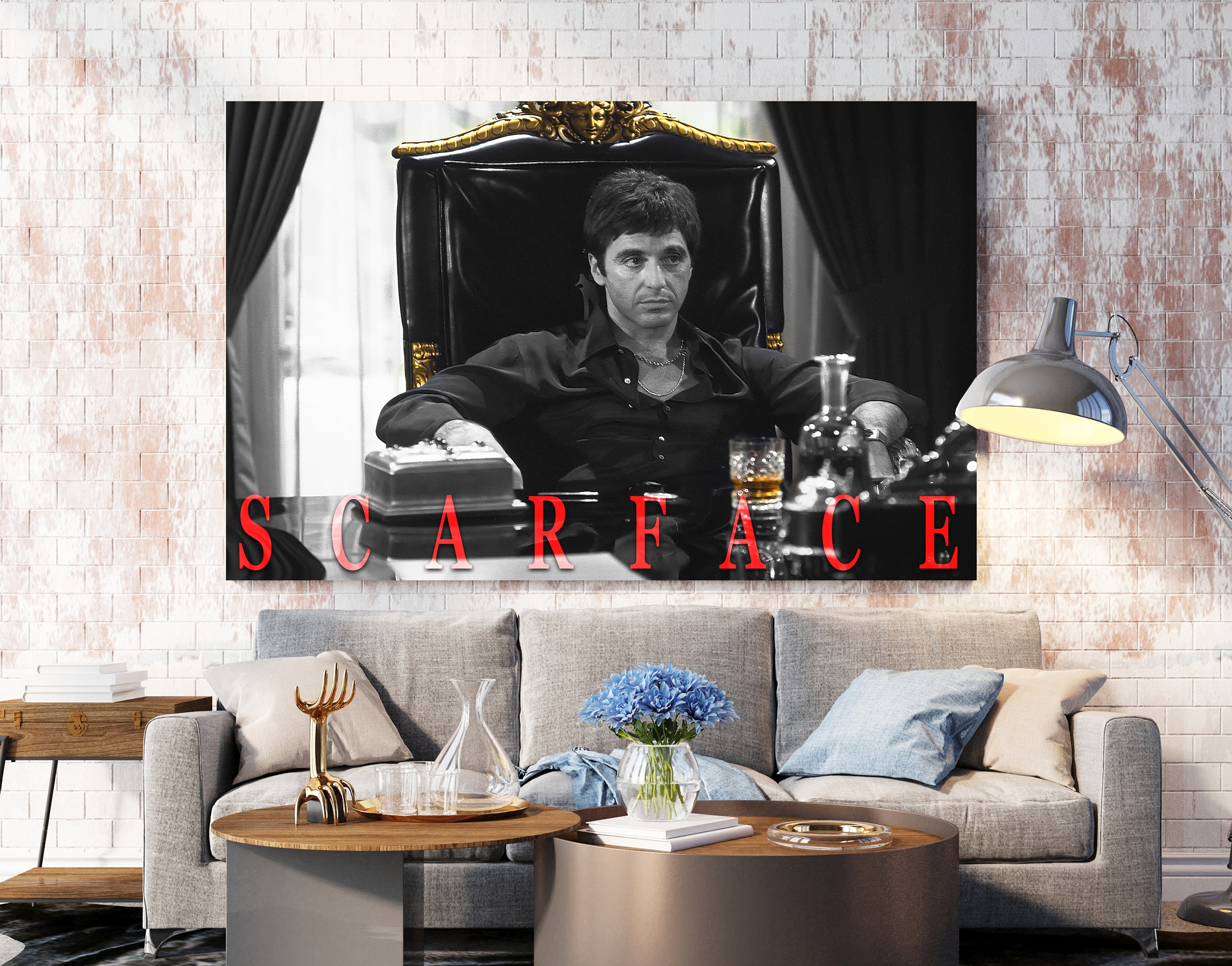 Scarface Canvas, Scarface Poster, Tony Montana, Scarface Movie Poster ...