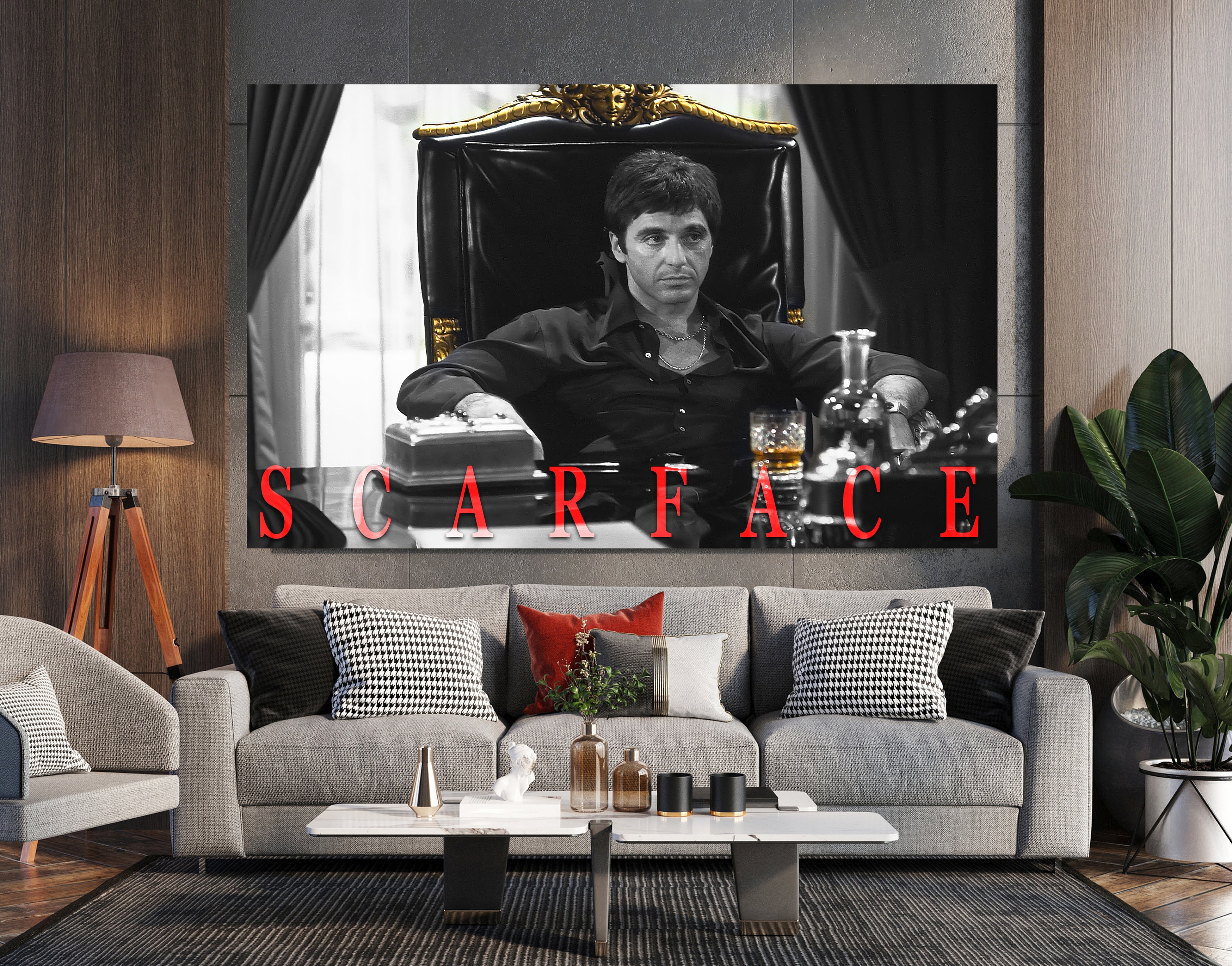 Scarface Canvas, Scarface Poster, Tony Montana, Scarface Movie Poster ...
