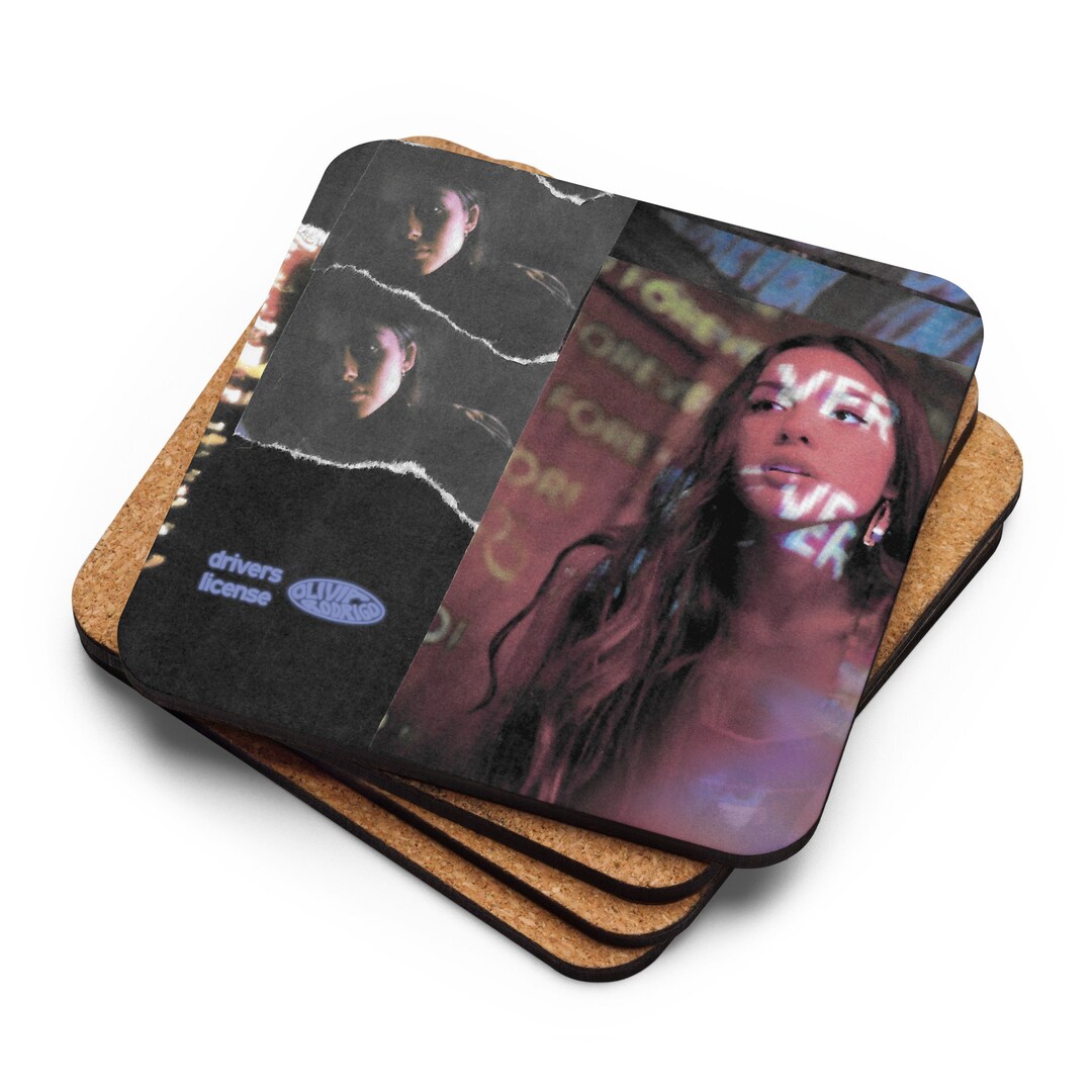 Set of 4 Olivia Rodrigo Drivers License Album Cover Art - Etsy
