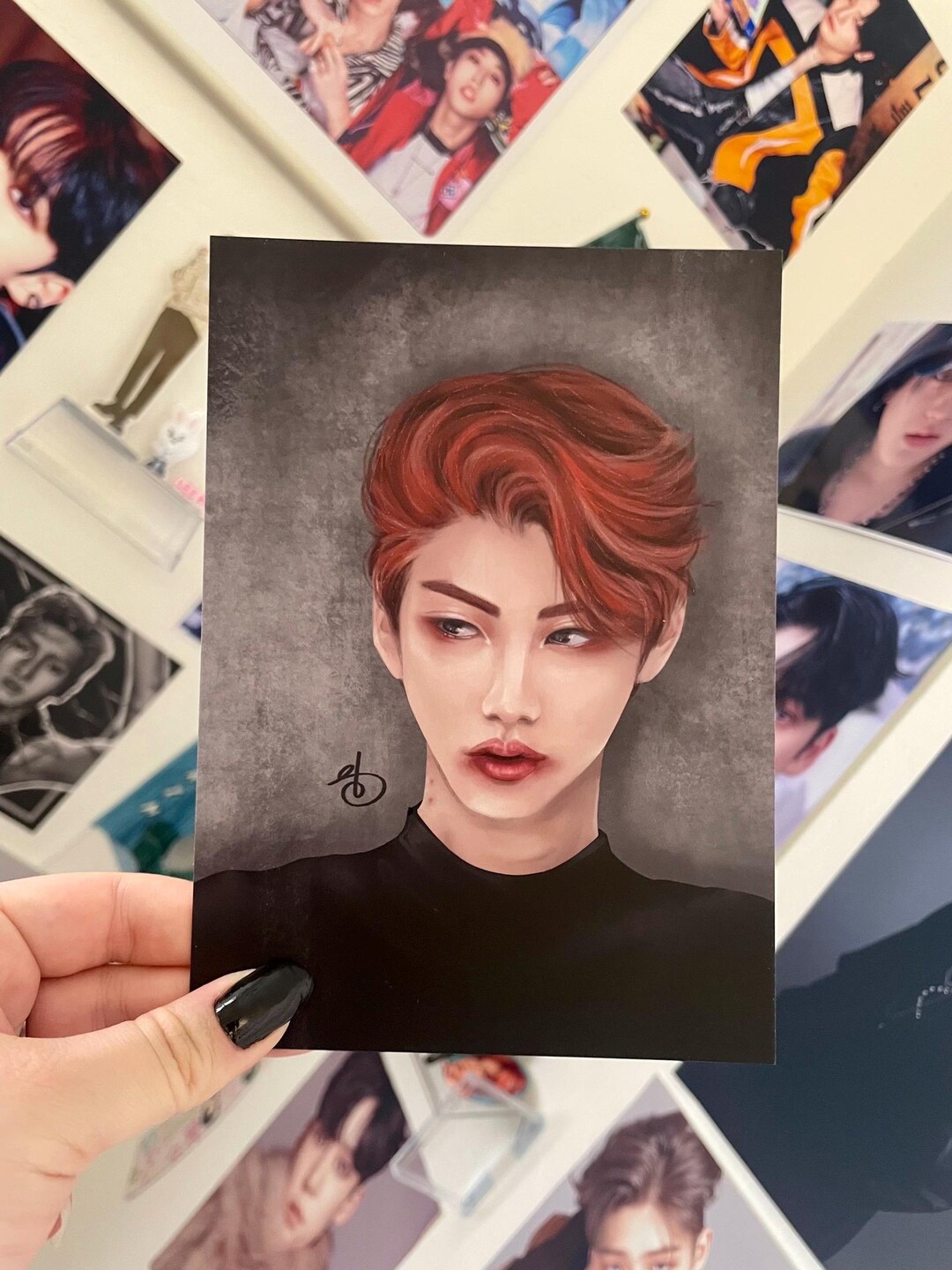 Felix - Stray Kids Art Print/pc, Vampire, K-pop Prints. - Etsy
