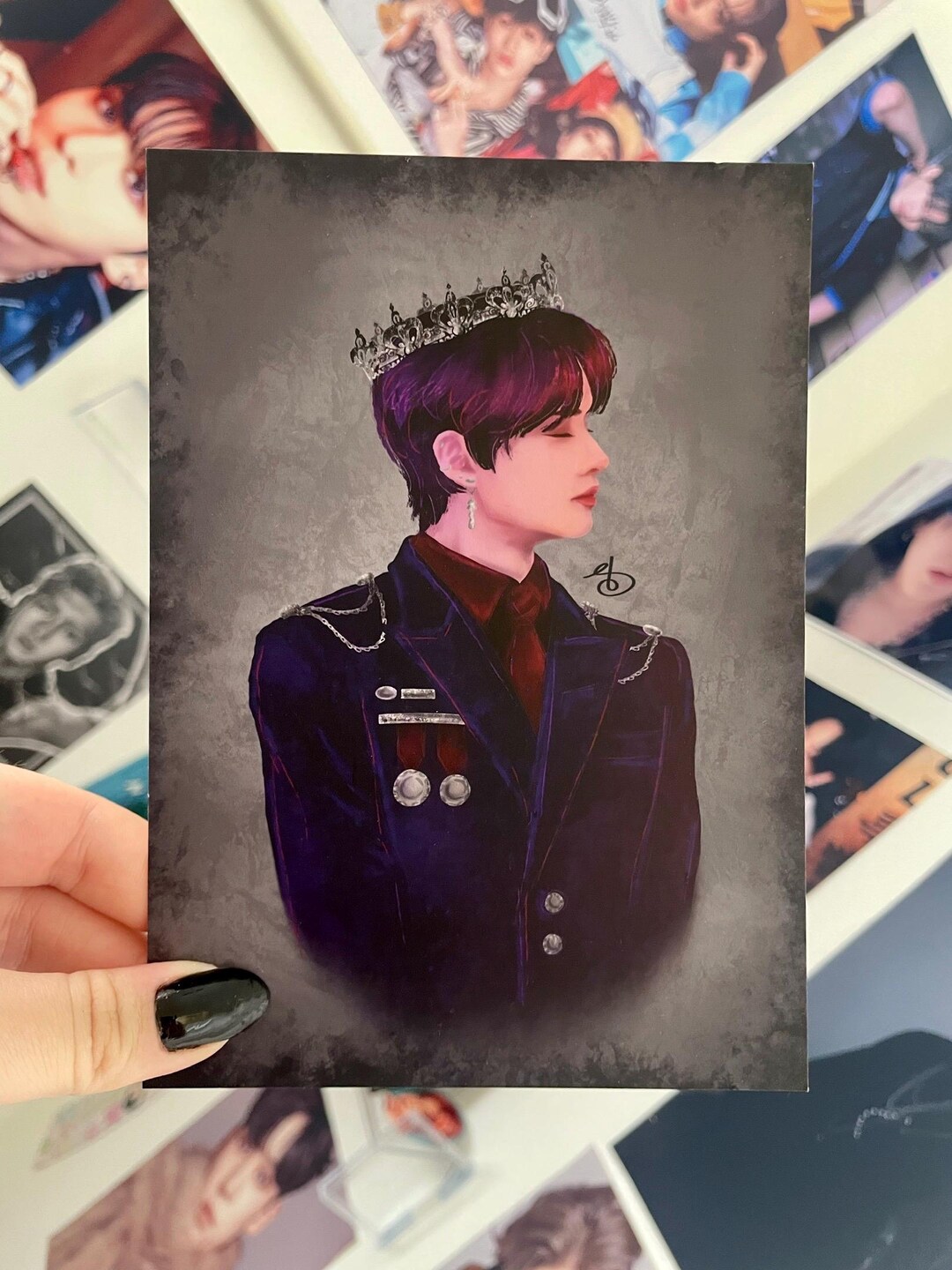 Lee Know - Stray Kids Art Print/pc, Royal, K-pop Prints. - Etsy