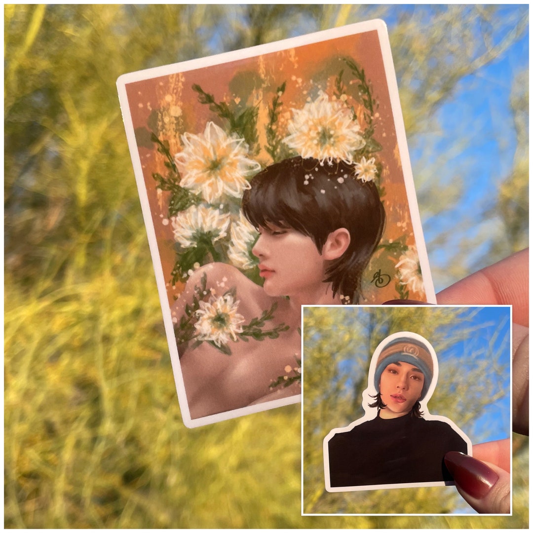 Stray Kids Hyunjin Vinyl Stickers, K-pop Stickers. - Etsy