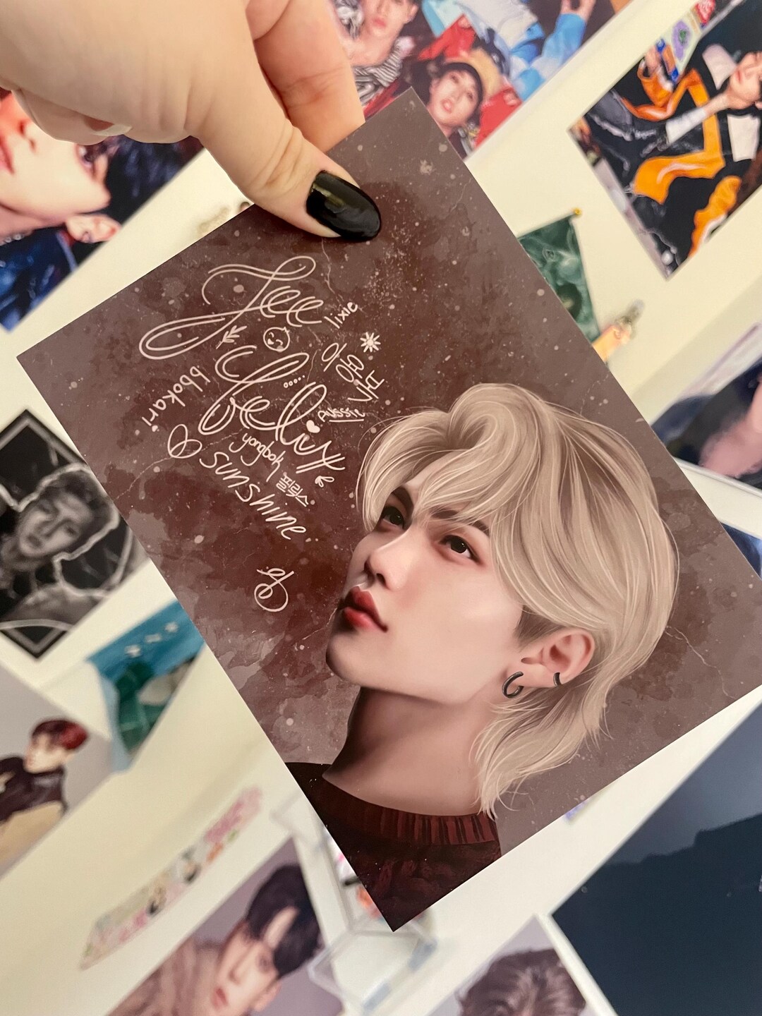 Felix - Stray Kids Art Print/pc, Script, K-pop Prints. - Etsy