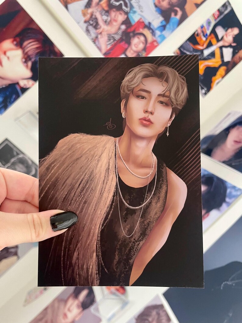Han - Stray Kids Art Print/pc, Topline, K-pop Prints. - Etsy