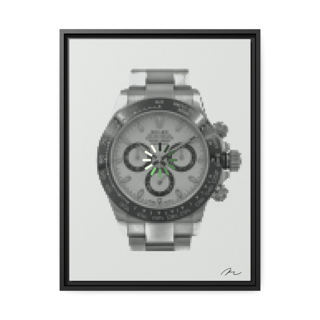 Framed Watch Canvas Print: Modern Wall Art - Etsy