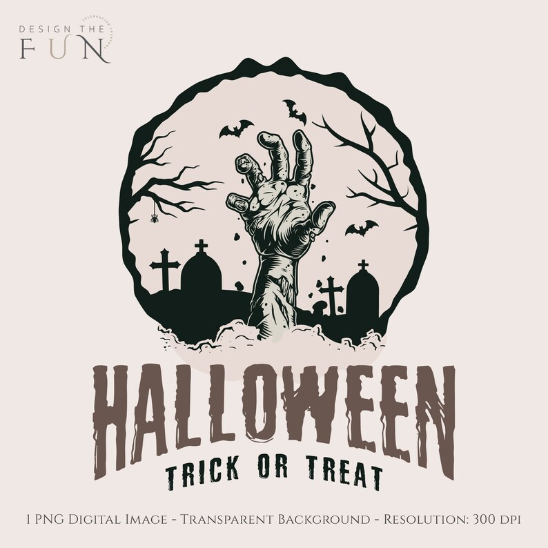 Vintage Zombie Halloween PNG Sublimations PNG Trendy Halloween Png ...