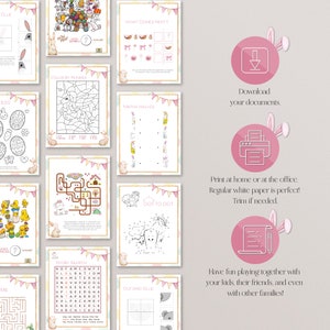 Easter Games Mega Bundle Activity Book for Kids, Easter Party Games ...